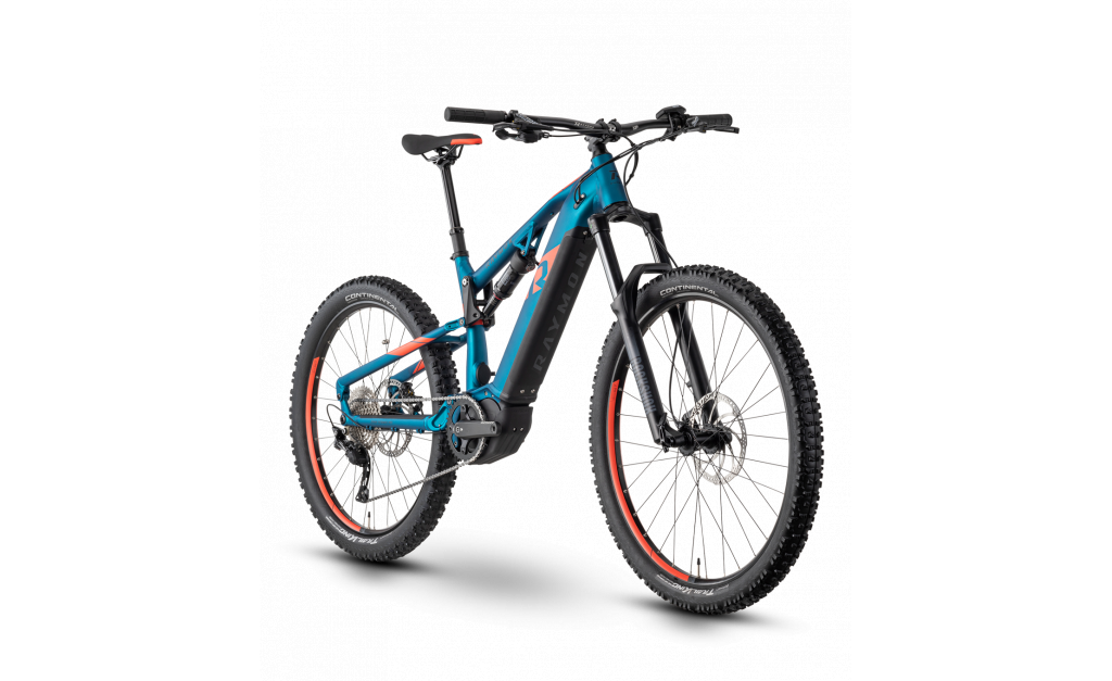 RAYMON TrailRay 160E 7.0 Blue/Red/Black matt L | Arval BikeLease